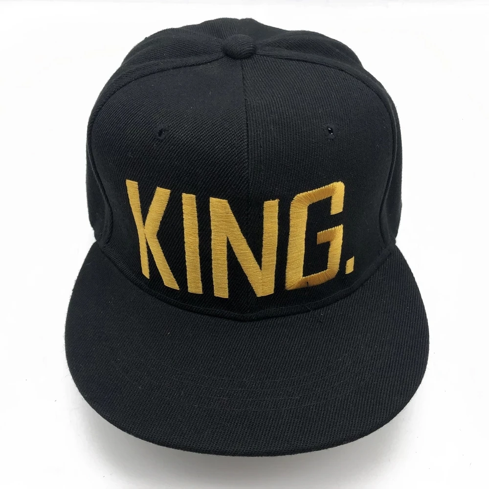 1pc King Queen Embroidered Snapback Caps Lover Men Women Baseball Cap ...