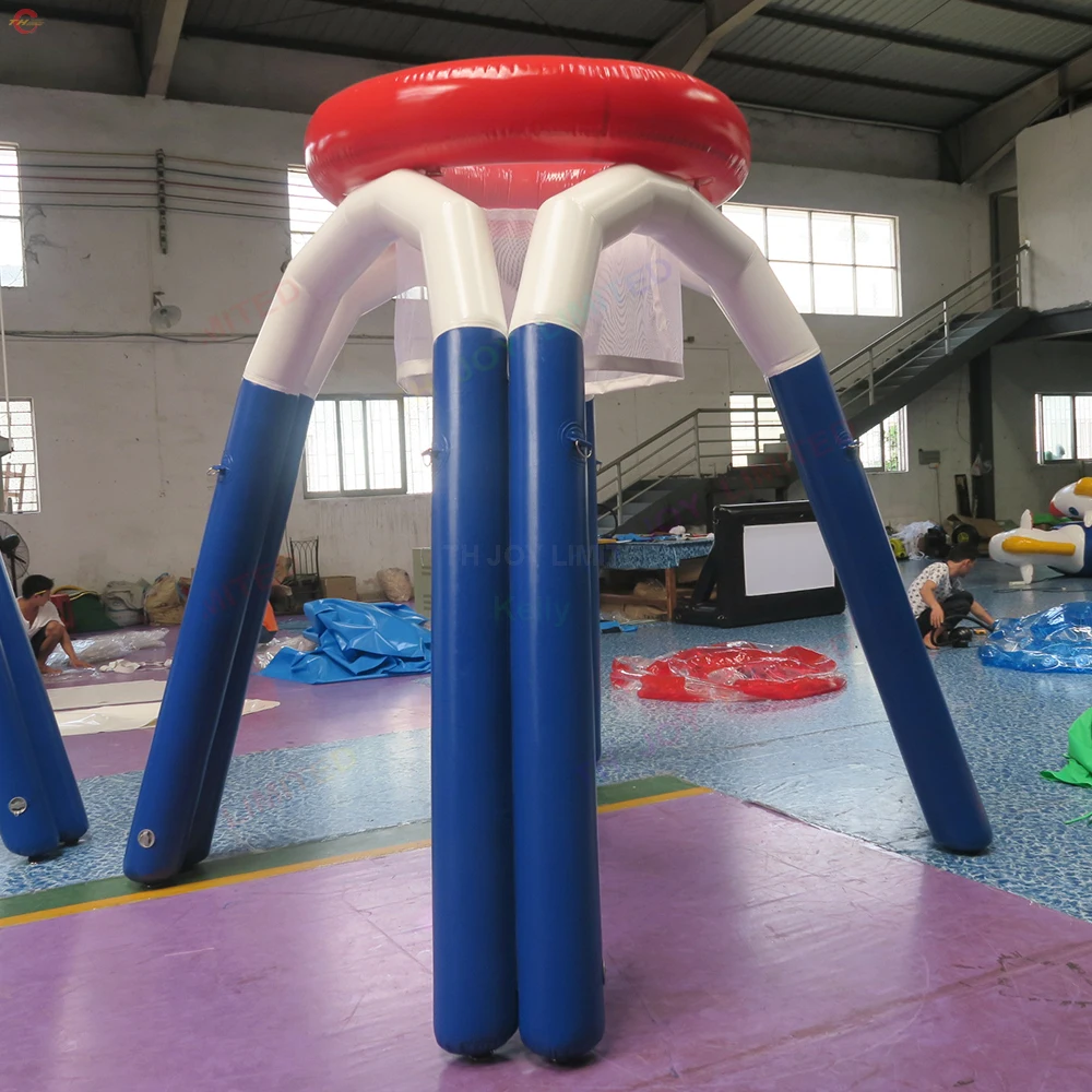 Free Shipping Air Tight Inflatable Basketball Hoop Stand Water Park ...
