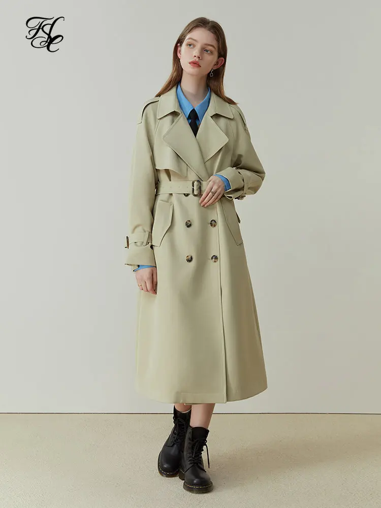 Trench Coat Women Double Breasted | Womens Coat F Trench Spring | K ...