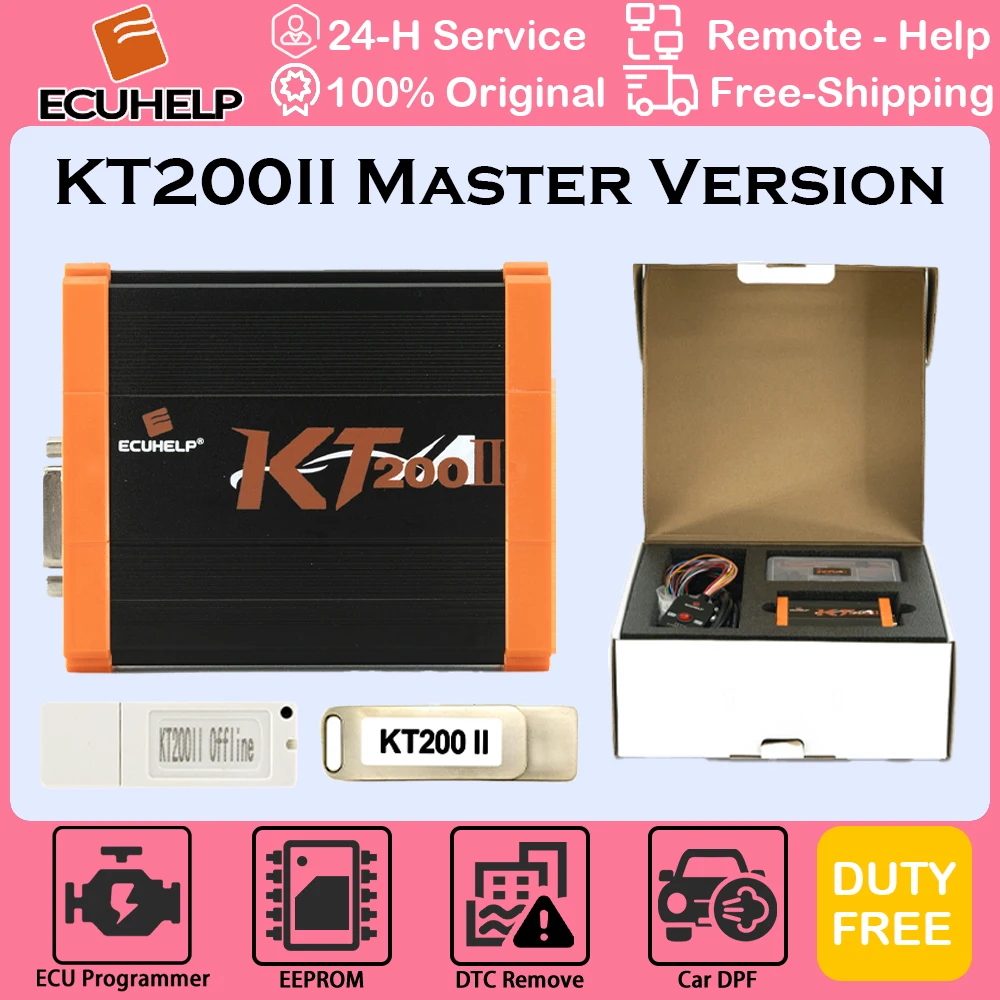 Duty-Free-ECUHELP-KT200-Gen2-KT200II-Full-Version-add-Rubber-Box-ECU ...
