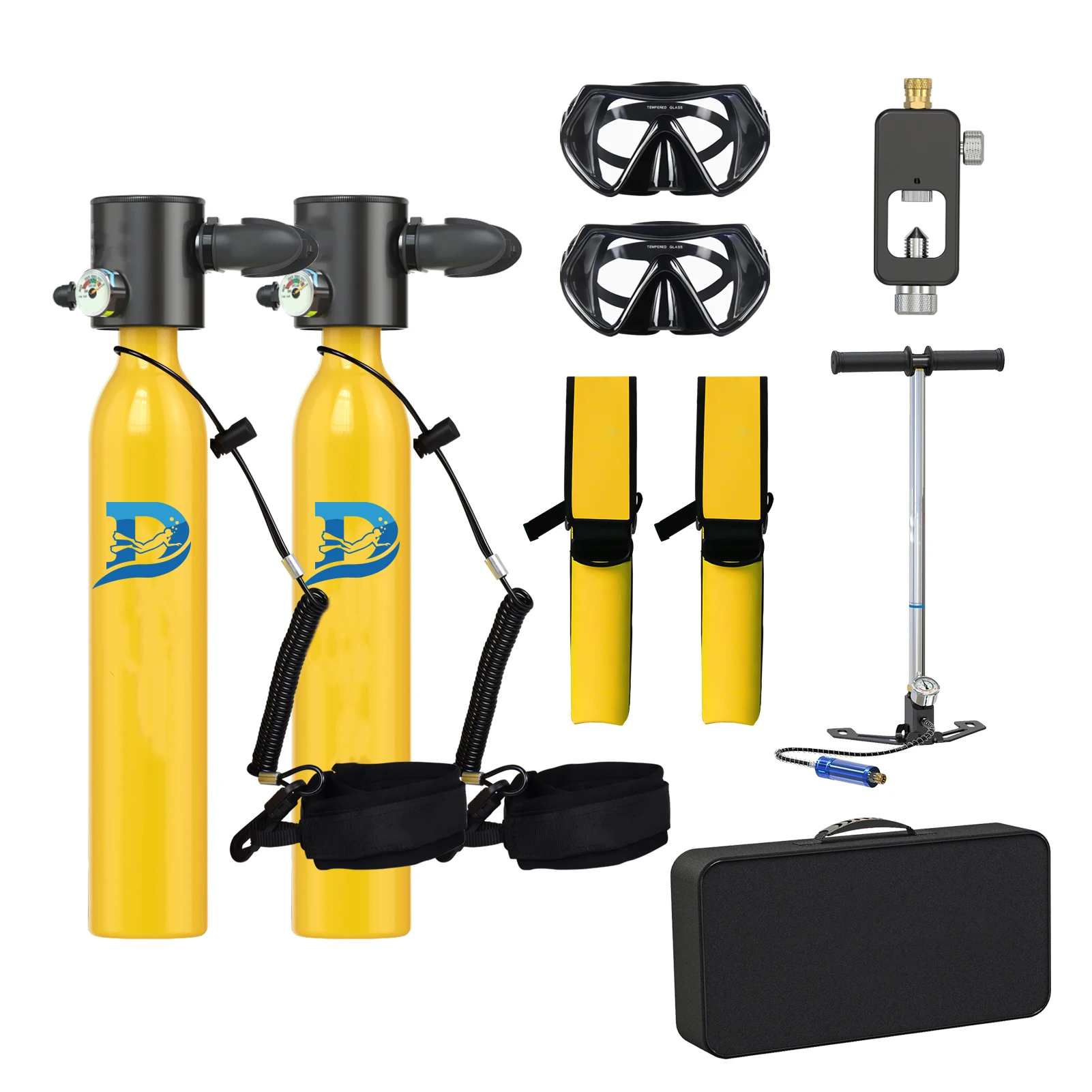 D Scuba Diving Equipment Underwater Emergency Rescue Mini Scuba Diving ...