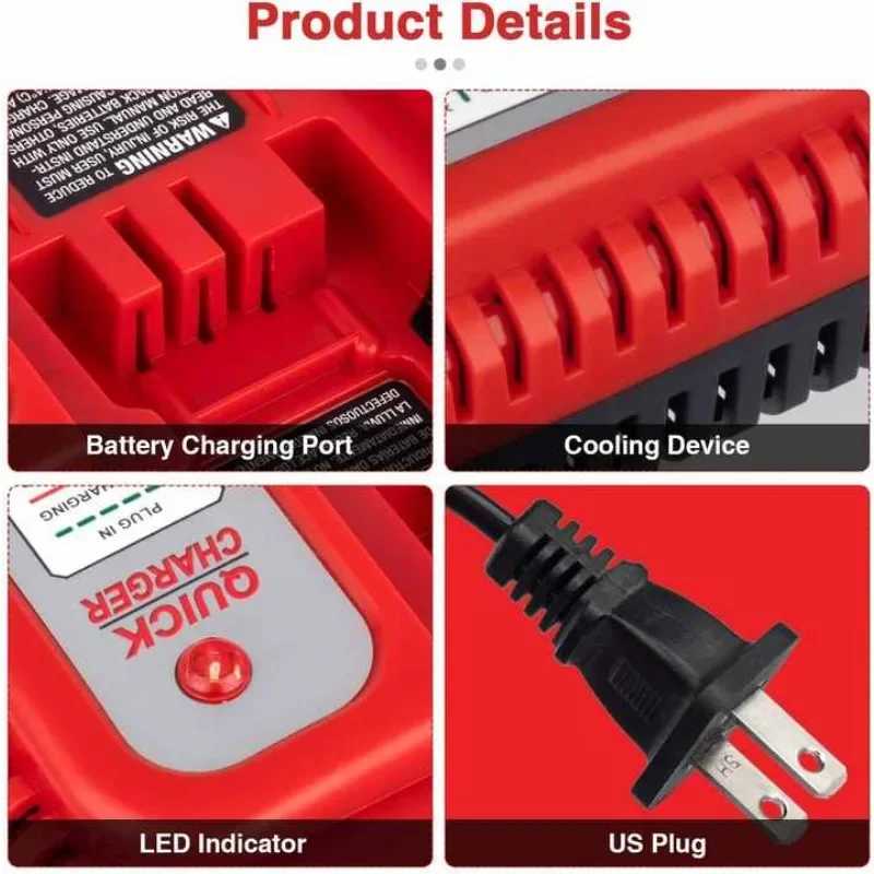 Charger Replacement for Black&Decker NiCD NiMH 18V 14.4V 12V 9.6V ...