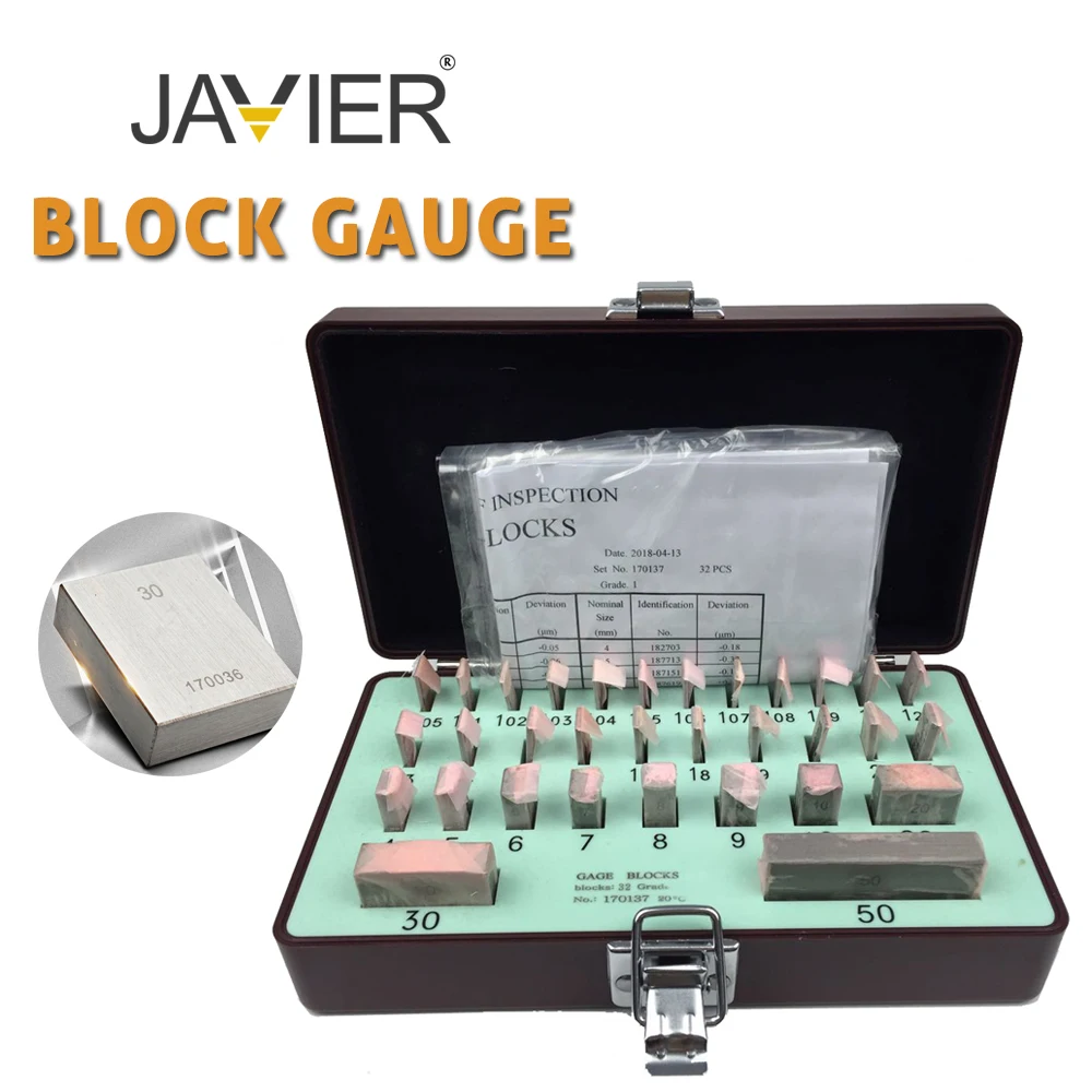 JAVIER-32Pcs-Set-1-Grade-0-Grade-Inpsection-Block-Gauge-High-Precision ...