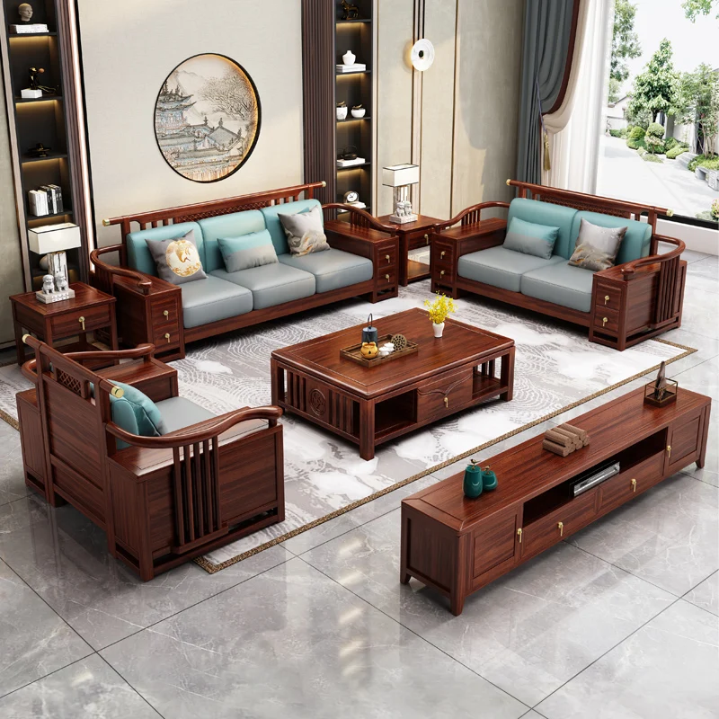 New-Chinese-solid-wood-sof-contracted-living-room-large-and-small ...