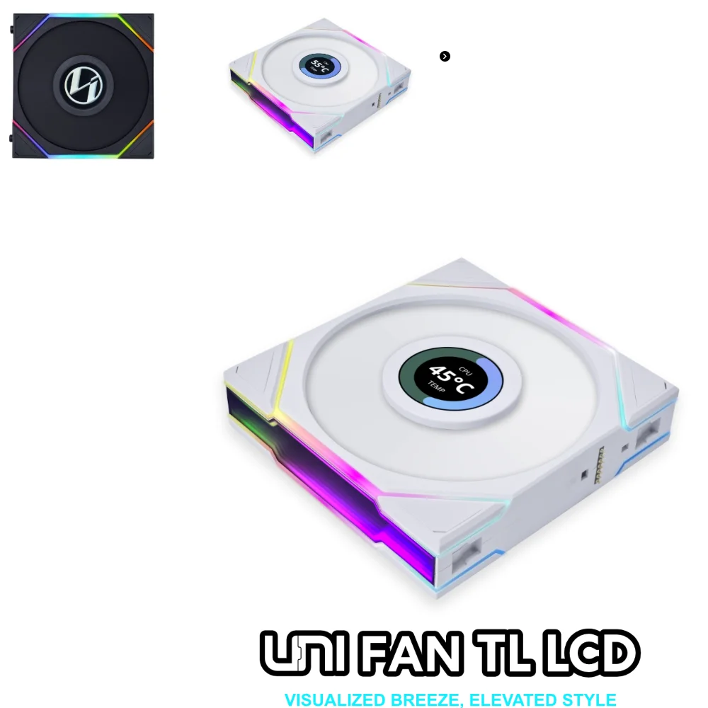 LianLi-UNI-FAN-LCD-TL120-TL140-performance-computer-fan-With-LCD-screen ...