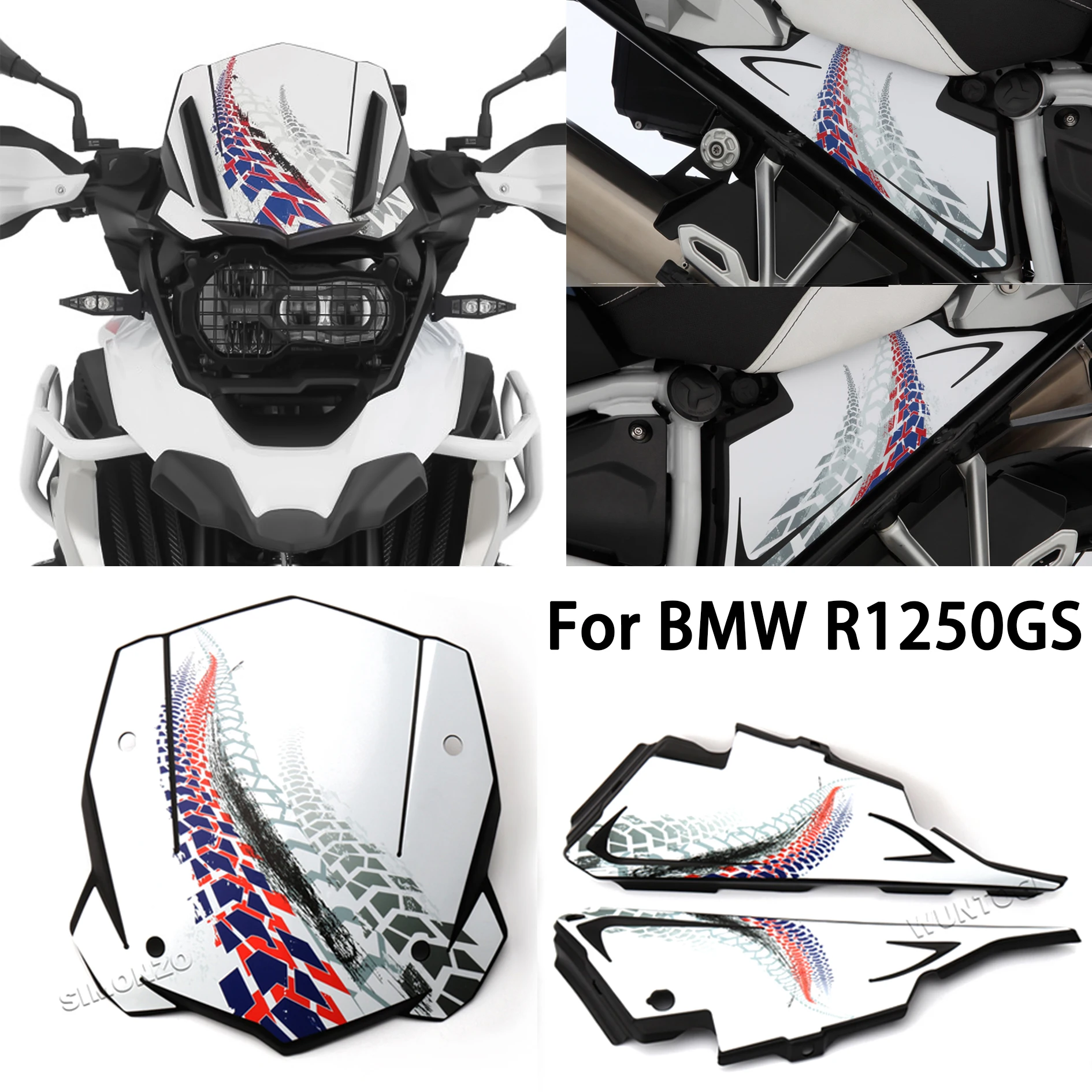 For BMW R1250GS Accessories Motorcycle Wind Deflector Windscreen ...