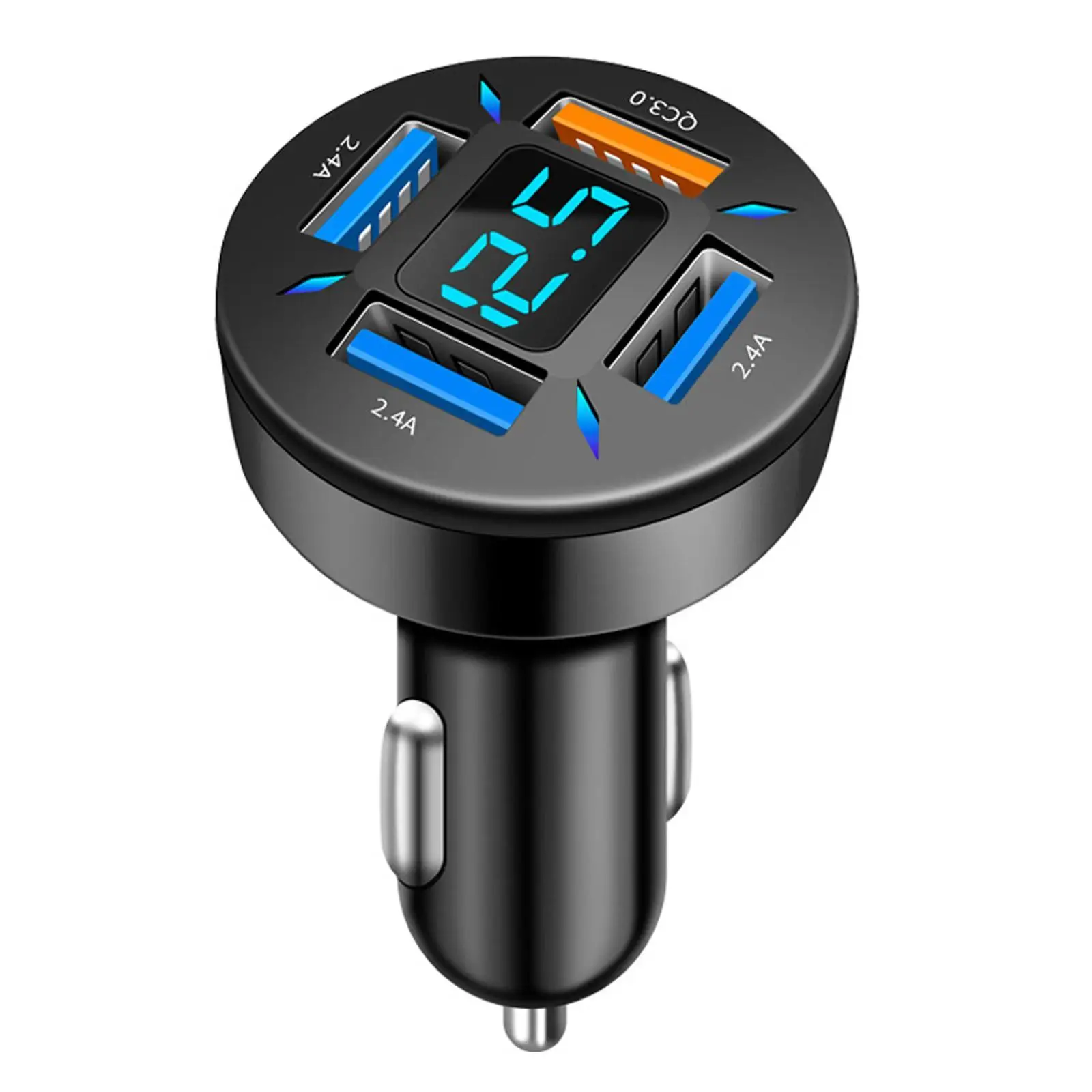 66W-4-Ports-USB-Quick-Car-Charger-Fast-Charging-for-Mercedes-Benz-AMG ...