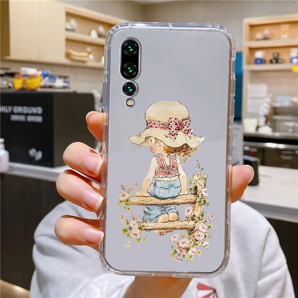 Sarah Kay Little Girl Design Transparent Phone Case for Xiaomi11 (Z8)