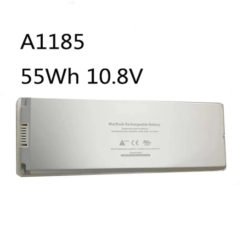 A1181 A1185 55Wh 10.8V Laptop Battery For Apple MacBook 13" Inch MA254 ...