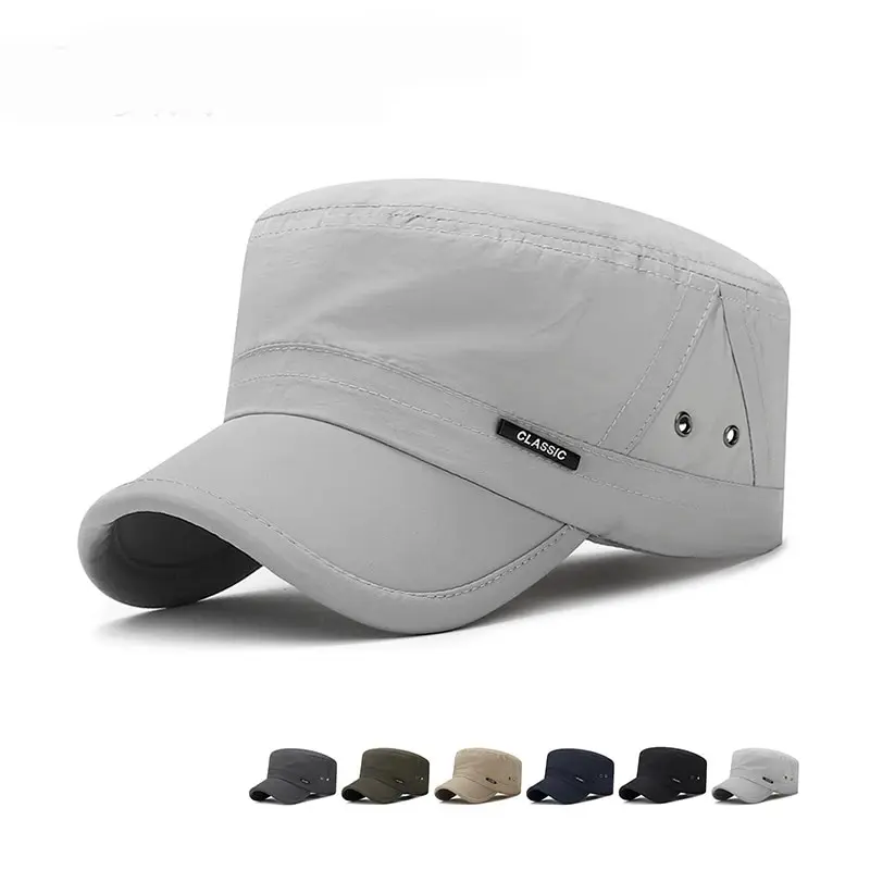 New Men's Hats For Summer, Quick-Drying, Breathable, Flat Caps, Spring ...