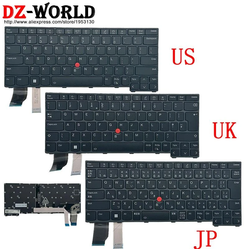 US UK English JP Japanese Keyboard for Lenovo Thinkpad X13 Gen2 Gen3 ...