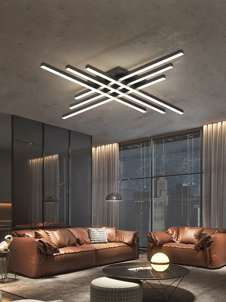 Ceiling light simple modern bedroom atmosphere duplex villa hall Nordic ...