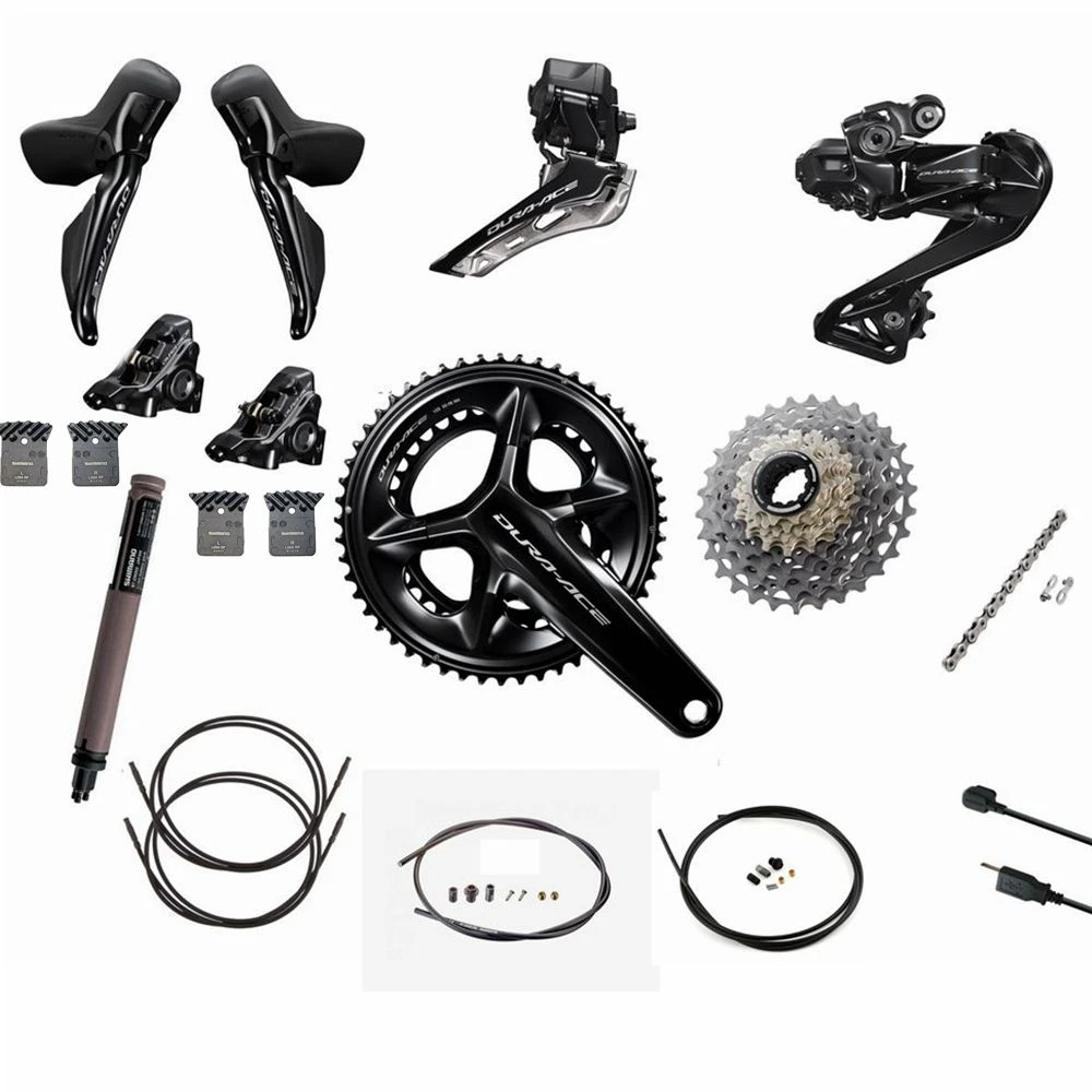 Shimano R9270 Group Set 2x12 Speed New Dura Ace Hydraulic Disc Brake Road Bike Di2 Electronic ...