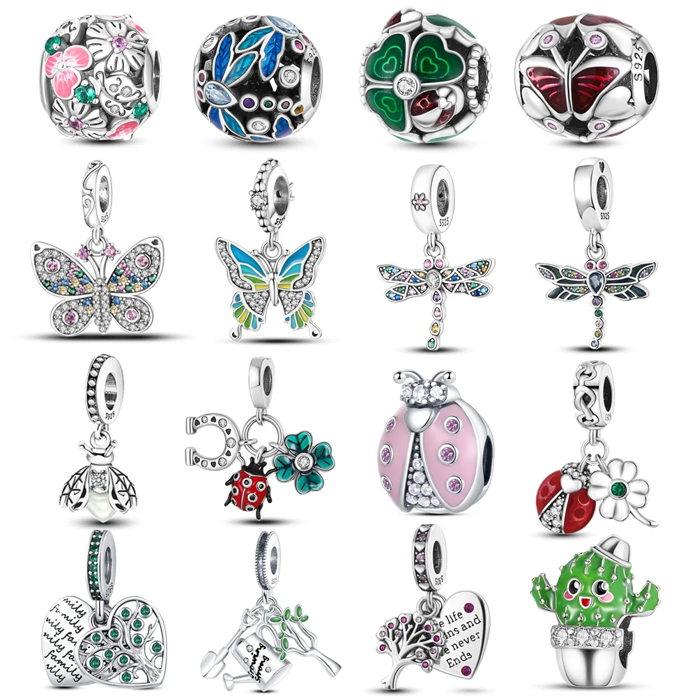 Pandora Beads 925 Sterling Silver Butterflies - Charms Bead 925 ...