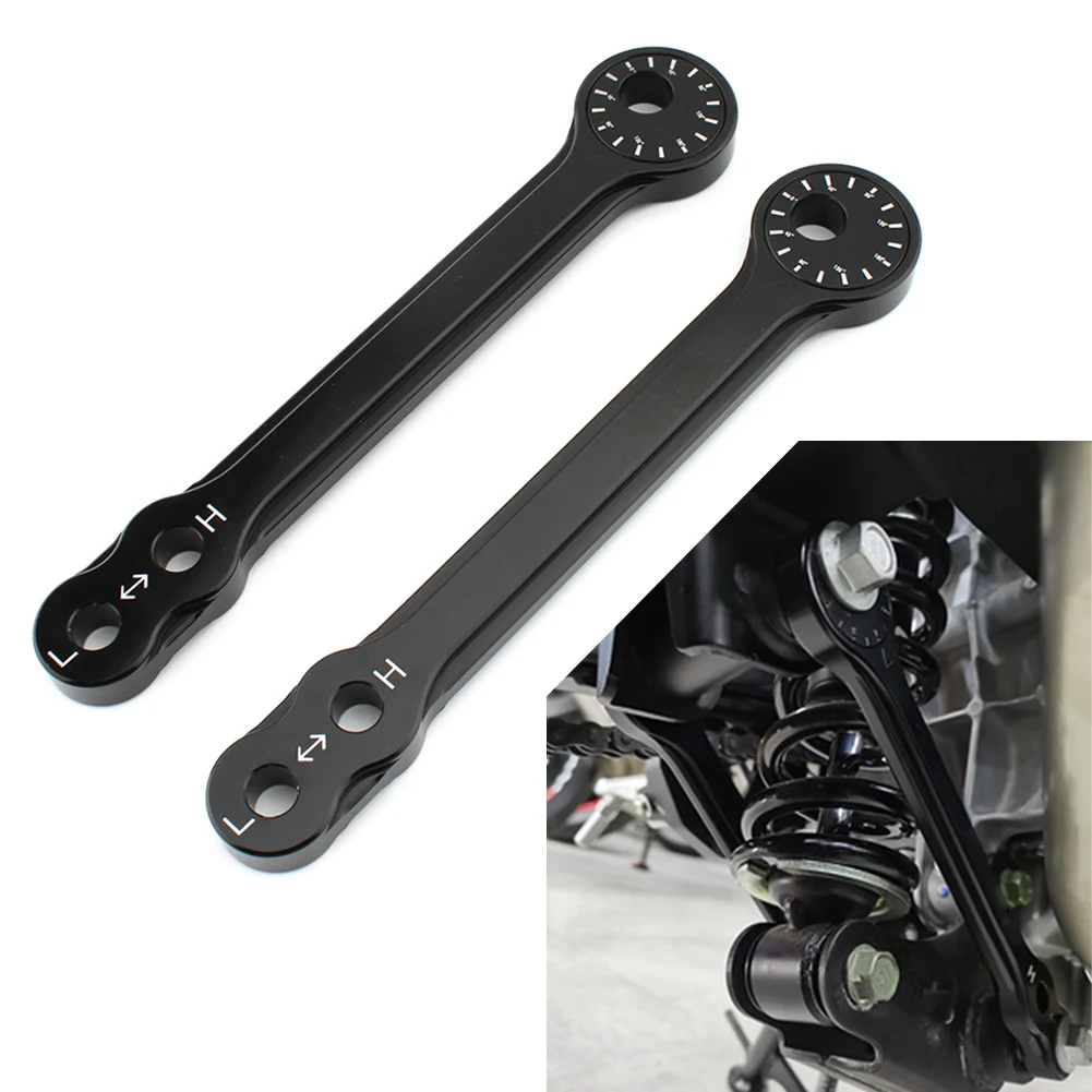 2x-Motorcycle-Rear-Suspension-Linkager-Lowering-Kit-Adjustable-For ...