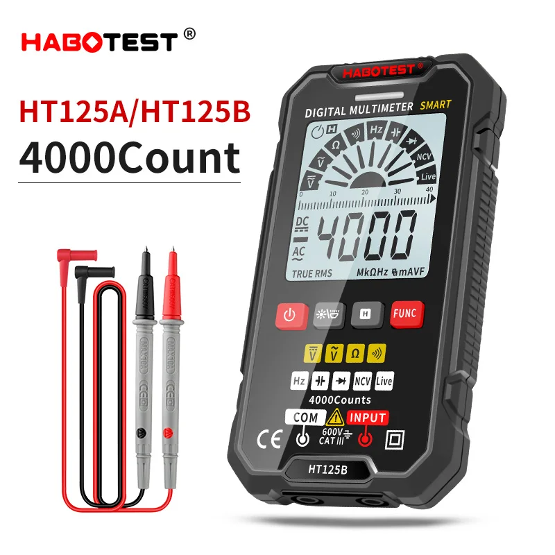 HABOTEST-Digital-Multimeter-HT125A-HT125B-Automatic-Multimetro-AC-DC ...