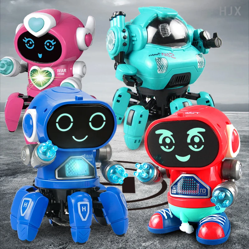 Fun-Electric-Dance-Music-Light-Walk-Doll-Robot-Toy-for-Children-Kid-Boy ...