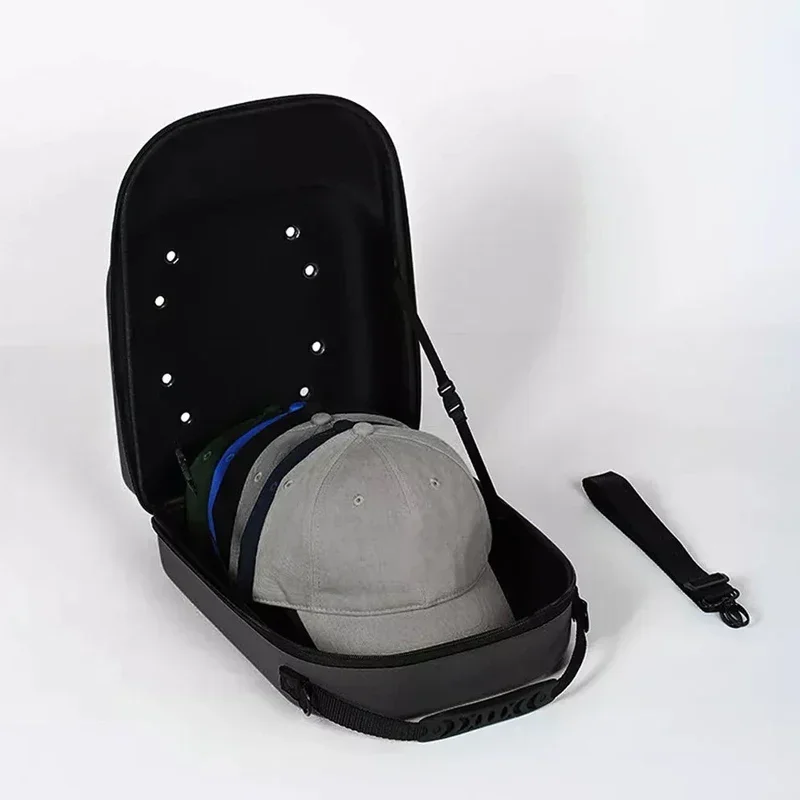 Baseball-Cap-Travel-Bag-Portable-Fashion-Unisex-Black-Storage-Carrier ...