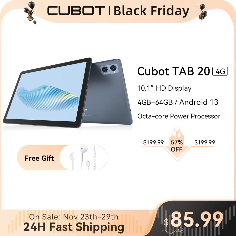 Cubot-TAB-20-Tablet-Android-13-Octa-core-tablet-10-polegadas-Display ...