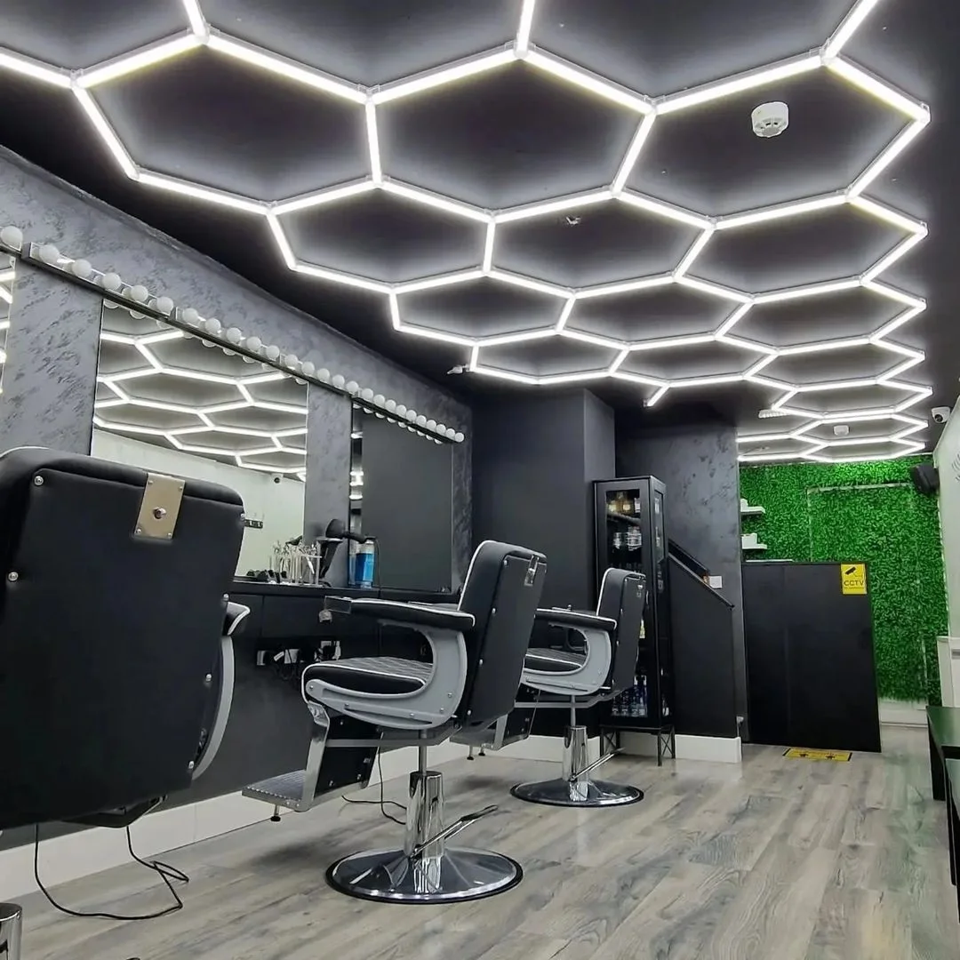 Luz-Led-de-techo-para-barber-a-iluminaci-n-de-tubo-hexagonal-para ...