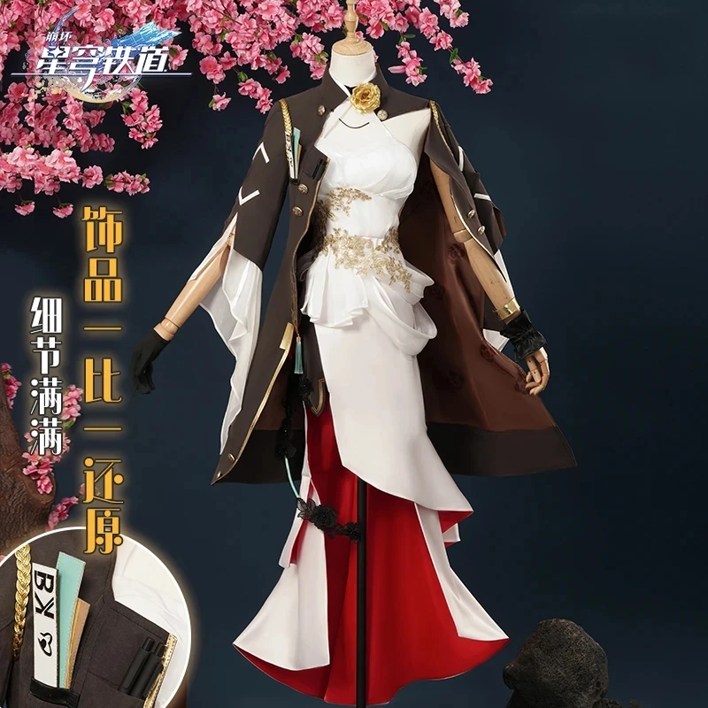2023 Honkai: Star Rail Himeko Game Suit Elegant Lovely Dress Cosplay ...