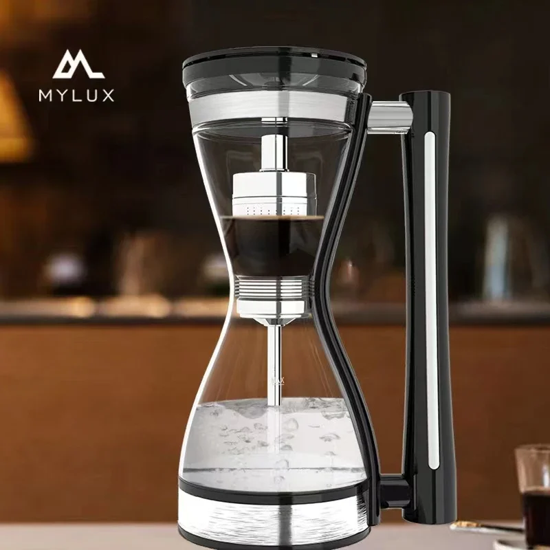 Fully-Semi-automatic-Coffee-Maker-Household-Small-Hourglass-Coffee-Pot ...