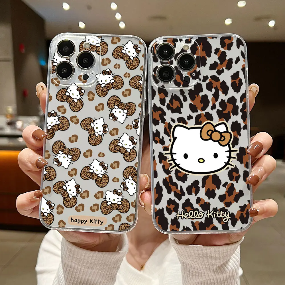 Leopard-Print-Hello-Kitty-Phone-Case-For-Xiaomi-Redmi-Note-13C-12-12C ...