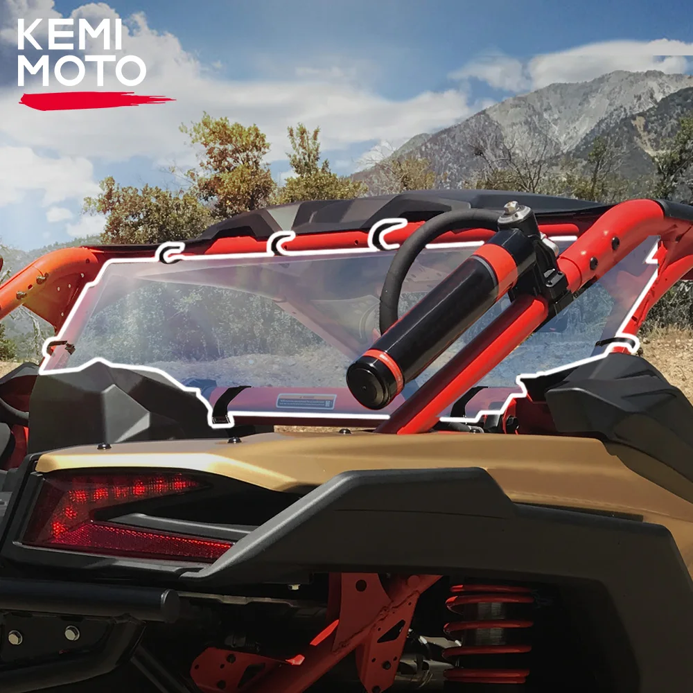 KEMIMOTO-Clear-PC-Rear-Window-UTV-Windshield-Compatible-with-Can-Am ...