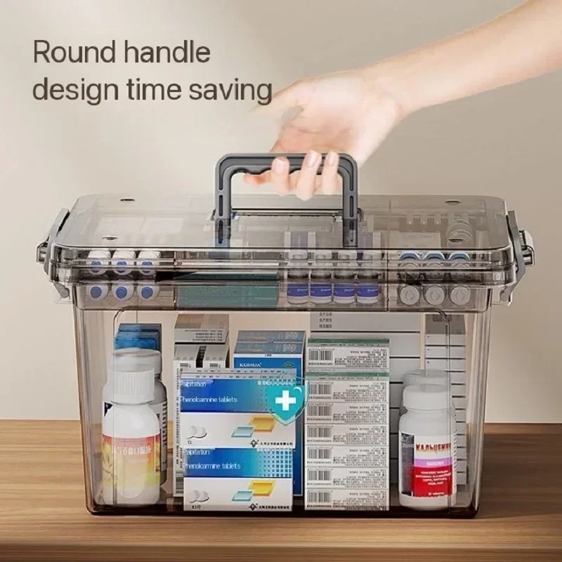 Household Multi-layer Storage Box, Medicine Box, Medicine Compartment ...