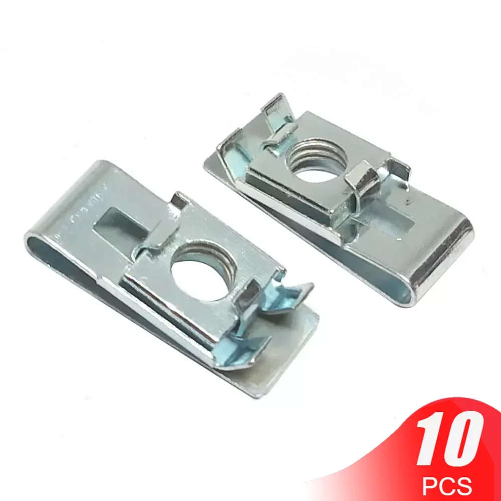 10pcs-M3-M4-M5-M6-Spring-Steel-U-Type-Insert-Nut-Clips-with-Thread-5mm ...