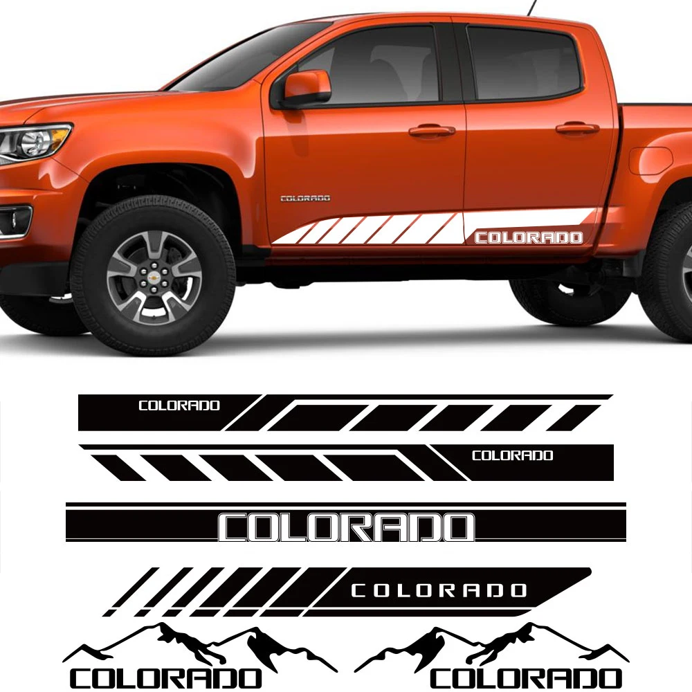 Pickup-Body-Side-Sticker-For-Chevrolet-Colorado-Z71-Graphics-Truck-Hood ...