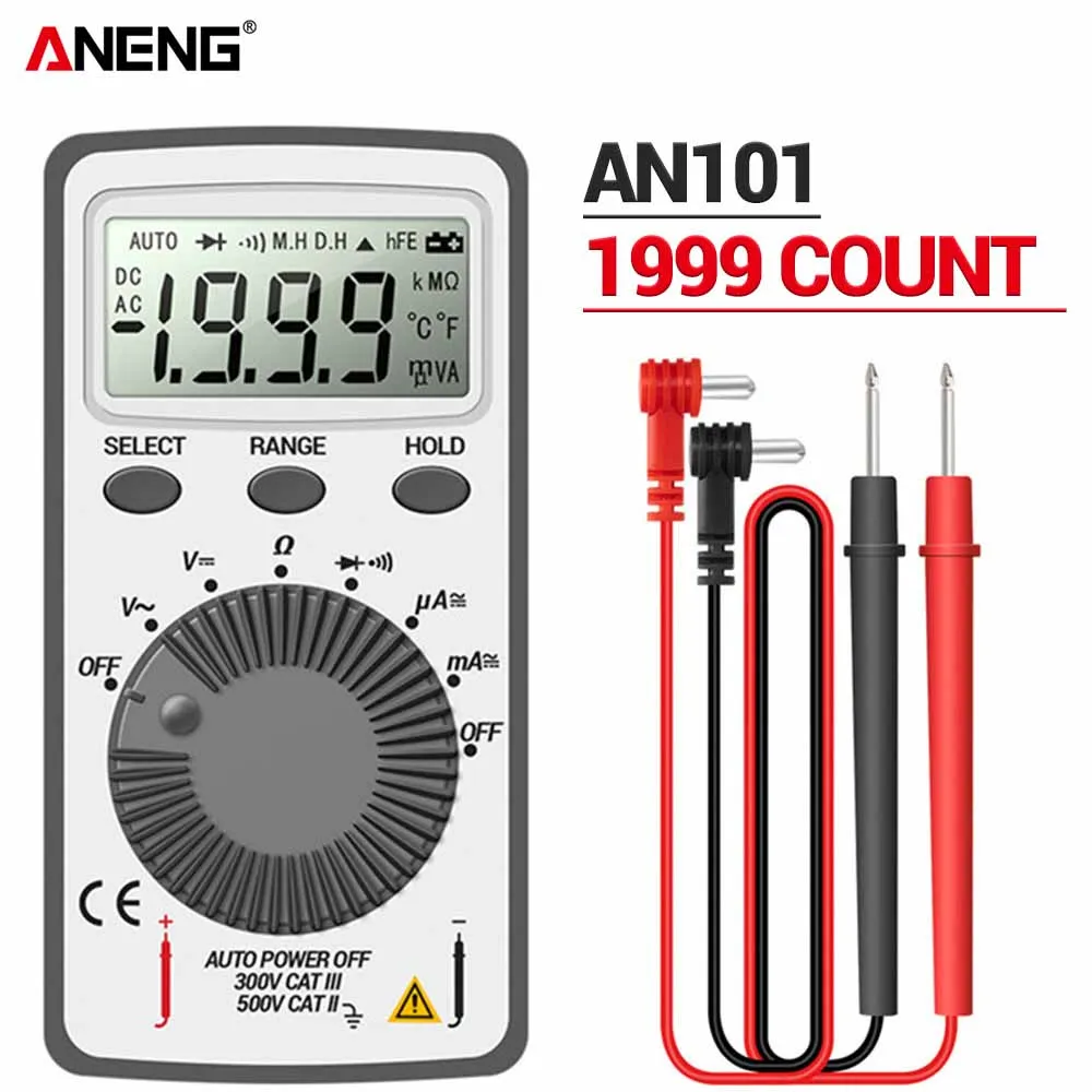 Automatic Meter Pocket Voltmeter Ammeter Tester | An101 Pocket ...
