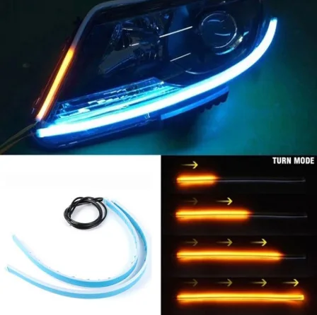 Automotive-LED-Daytime-Running-Lights-Light-Guiding-Strip-30-45-60cm ...