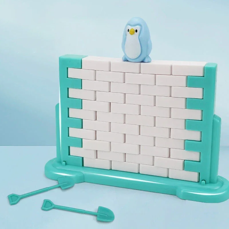 Penguin Wall-breaking Building Blocks Children Educational Thinking ...