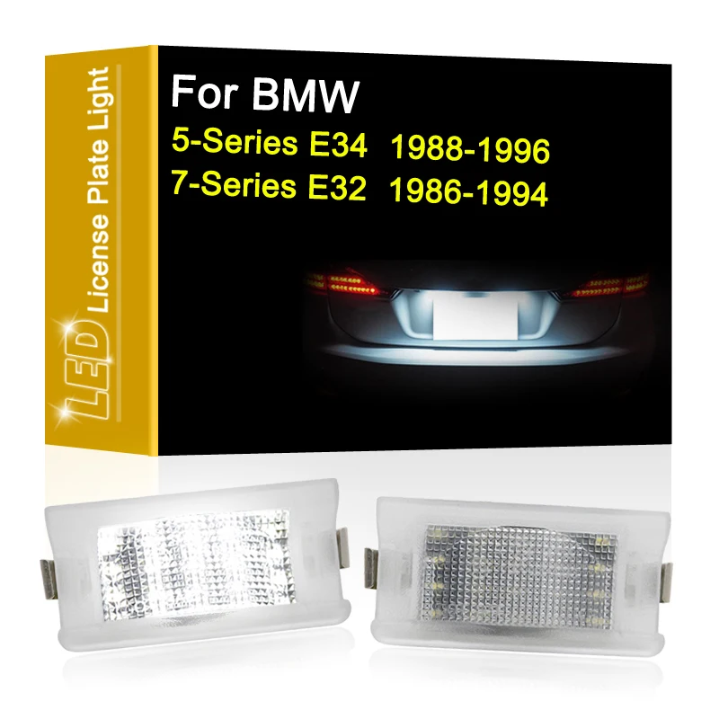 LED จำนวนใบอนุญาต Light Plate สำหรับ BMW 5 Series E34สำหรับการเดินทาง ...