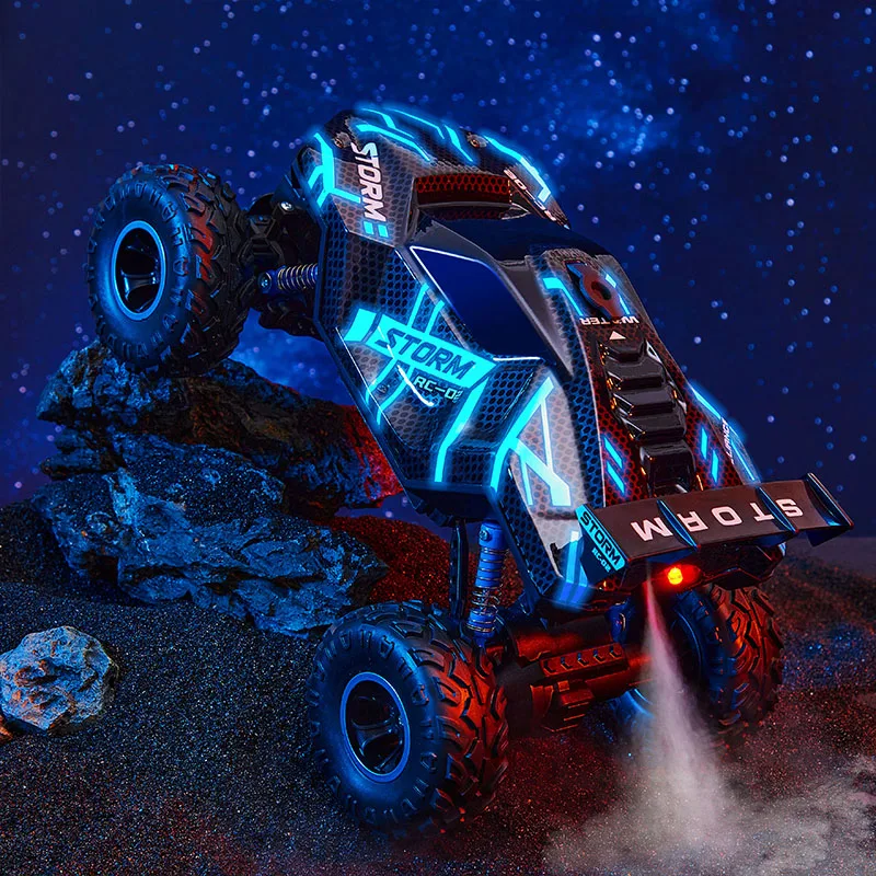 Rc몬스터트럭 드리프트 Paisible 4wd 록 크롤러 전기 스프레이 Rc 자동차 연기 배기 원격 제어 티몬
