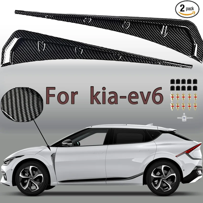 2pcs-Car-Fender-Side-Vents-Air-Wing-Vent-Trim-Sticker-For-Kia-EV6-Soul ...