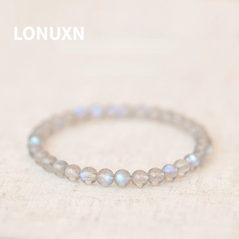 High-quality-Genuine-Natural-Blue-Light-Moonstone-Crystal-Clear-Round ...