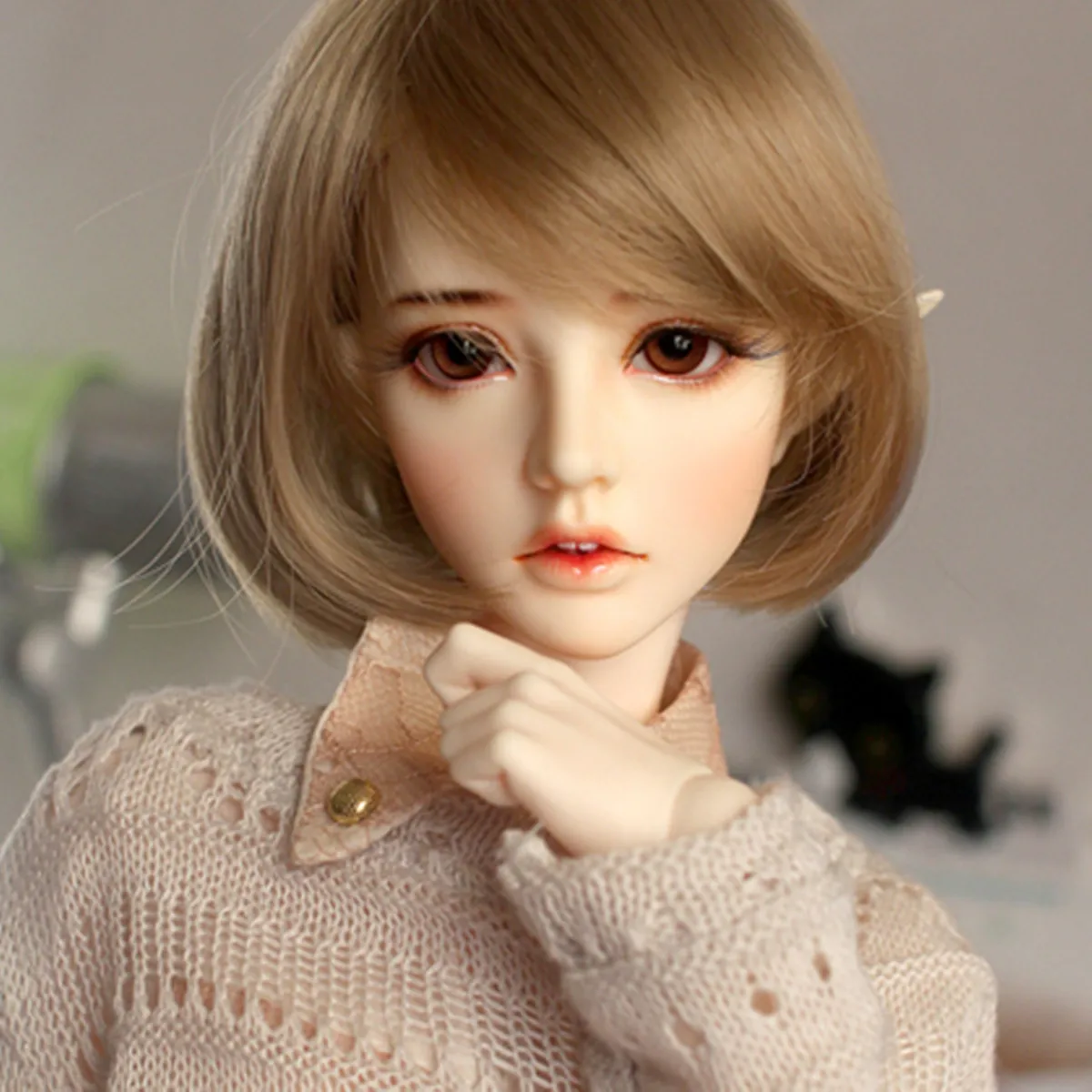 BJD SD 인형 1/3 소녀 JUAH 엘프 조인트 액션 걸 선물, 고급 레진 스팟 메이크업 스팟, 신제품| | - AliExpress