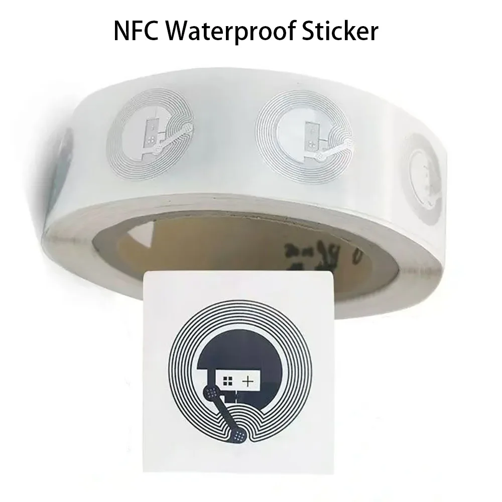100pcs/lot NFC Tag Label Ntag213 Stickers Tags Badges Lable Sticker ...