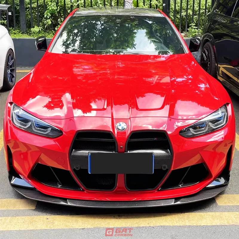 Dry Carbon Fiber R44 Style Front Lip For BMW G80 G81 G82 M3 M4 2021+ C ...