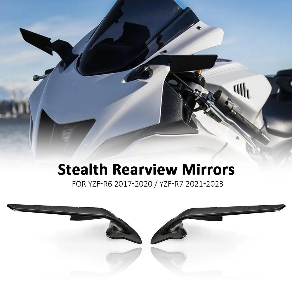 Motorcycle-Rearview-Mirror-For-Yamaha-YZF-R6-YZFR6-2017-2020-YZF-R7 ...