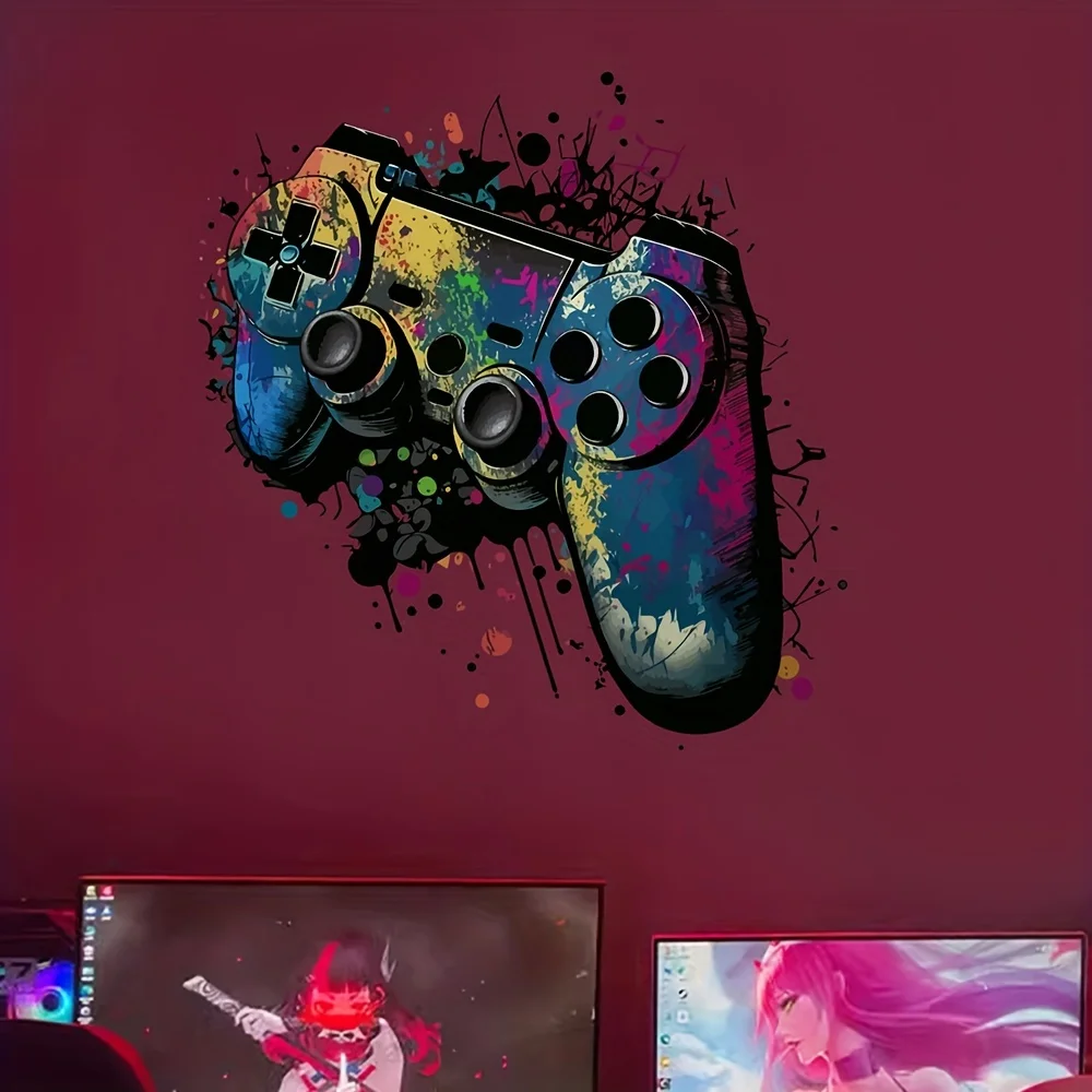 Wall-Stickers-Graffiti-Game-Controllers-And-Decorative-Stickers-Ideal ...