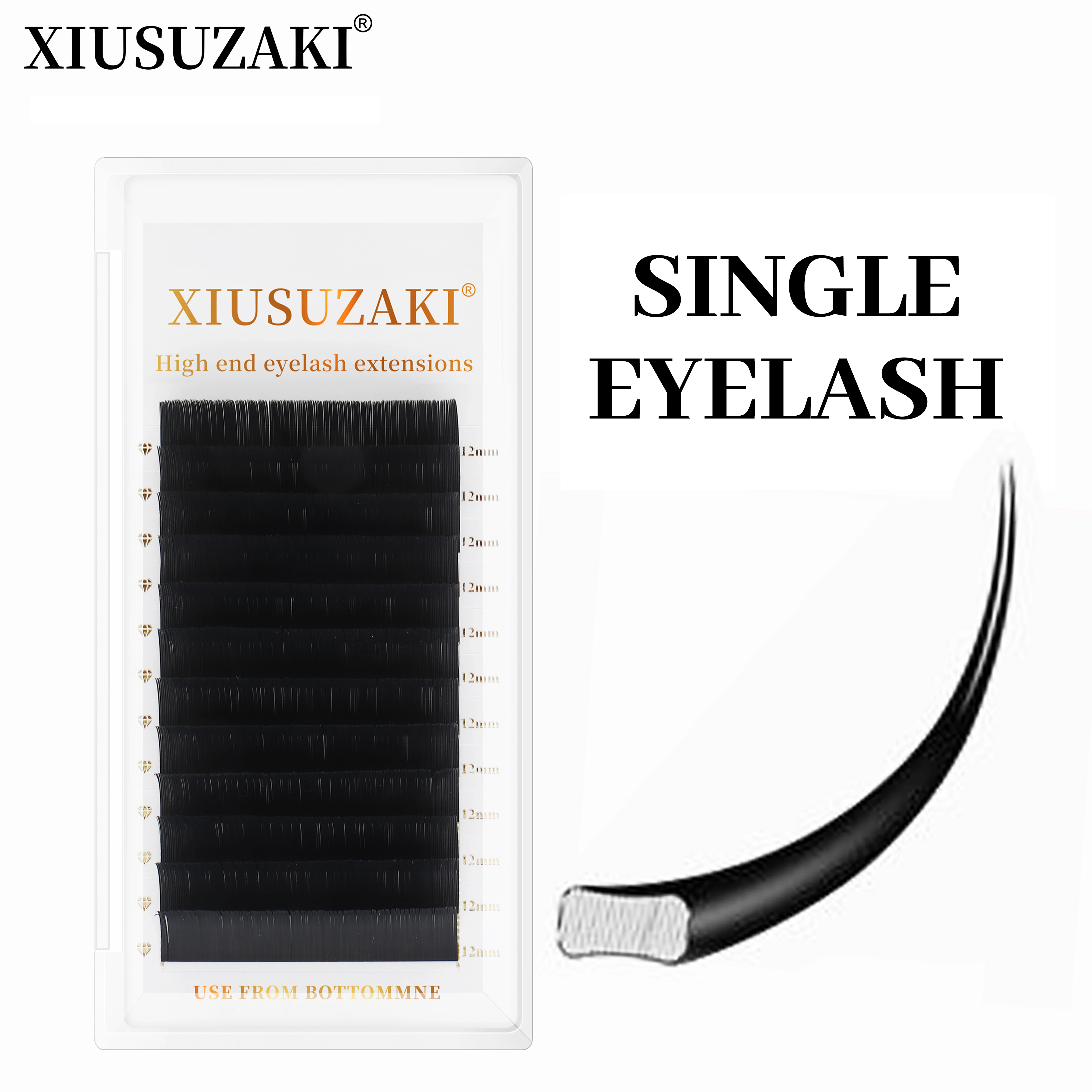 XIUSUZAKI-pesta-as-elipse-planas-puntas-divididas-Color-gris-mate-negro ...