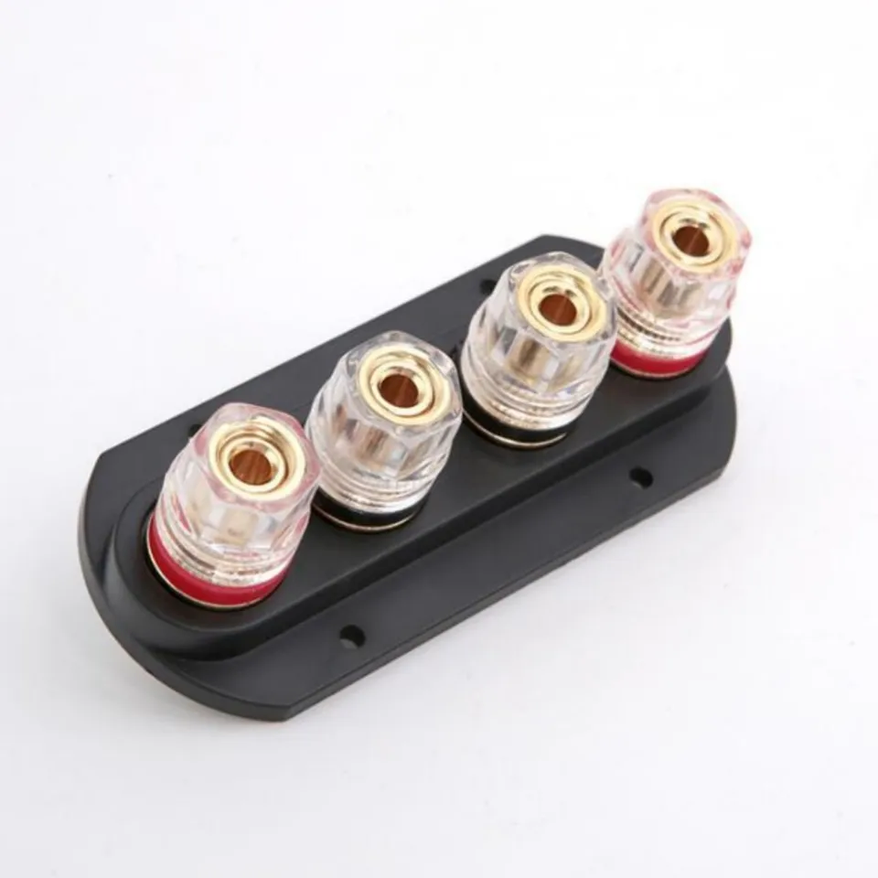 Speaker Terminal Blocks Pro Bamboo 10-Pack Amplifier Terminal ...