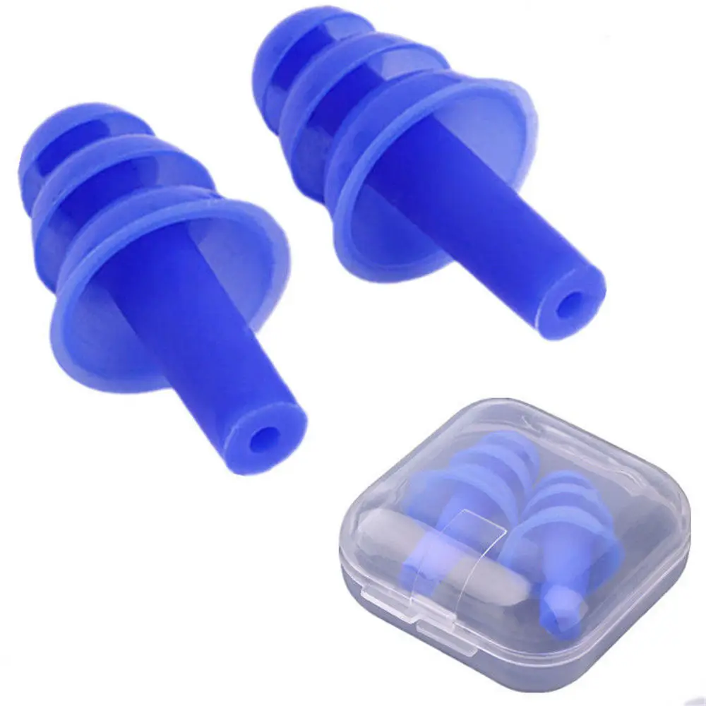 Protections auditives,Bouchons d'oreille étanches en Silicone souple ...