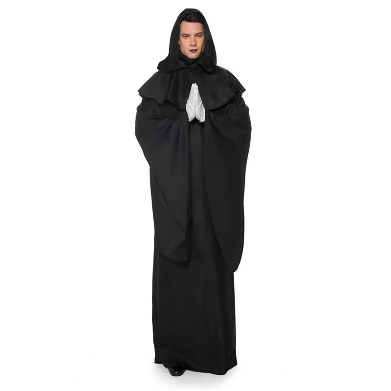 Costume de cosplay - Everak - Robe de sorcier - Noir - Taille L ...