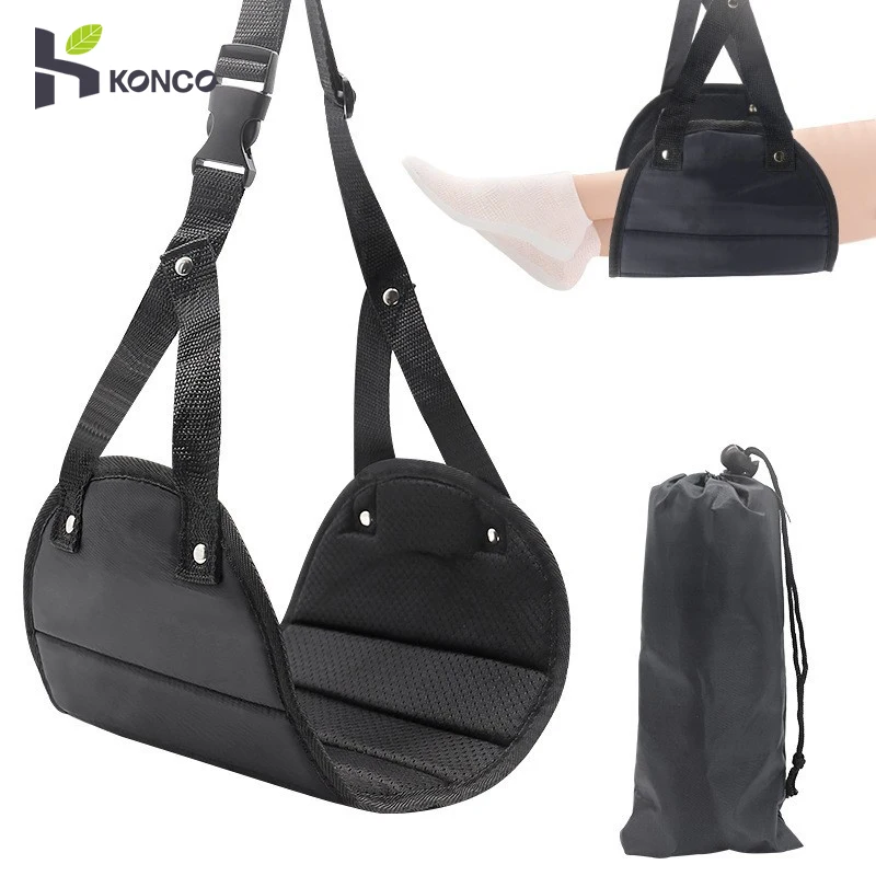 Airplane Travel Foot Rest Portable Travel Foot Hammock Adjustable ...