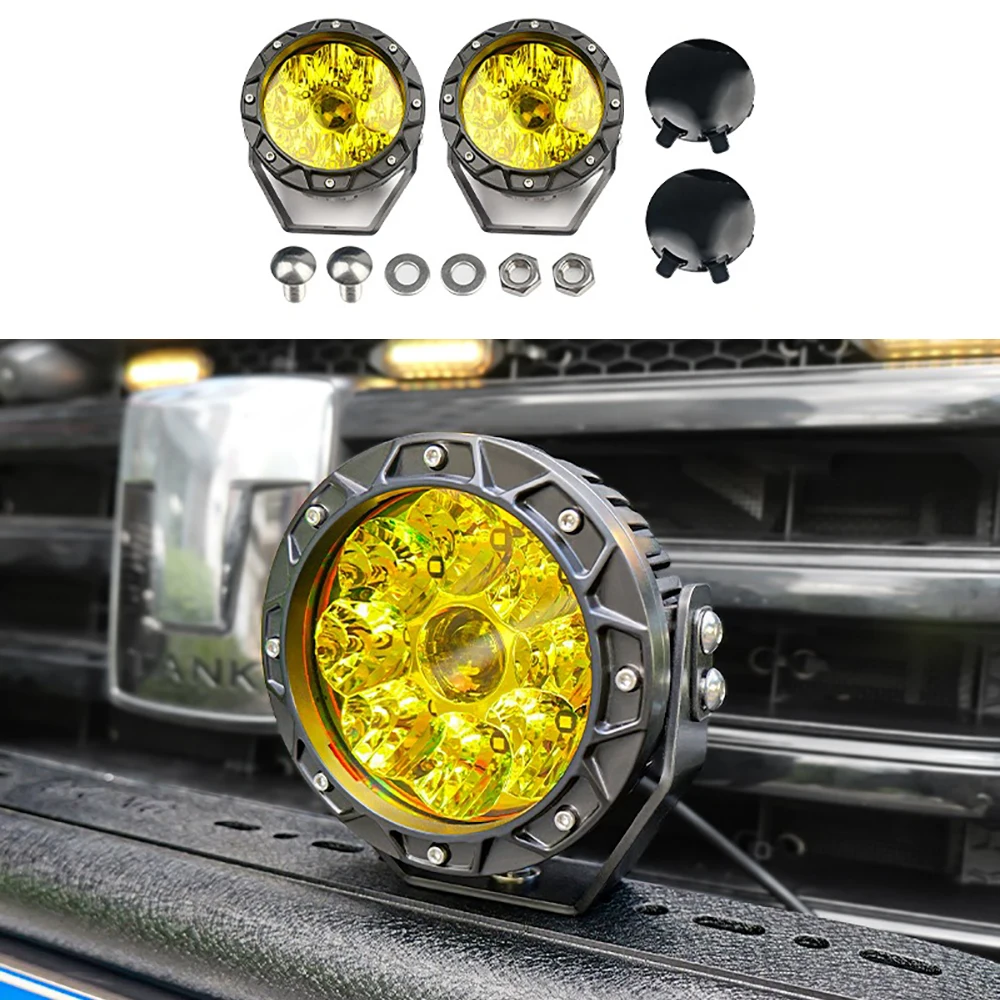 Off-road-4x4-Car-Front-Bumper-Lights-Roof-Lights-High-Beam-Spotlights ...