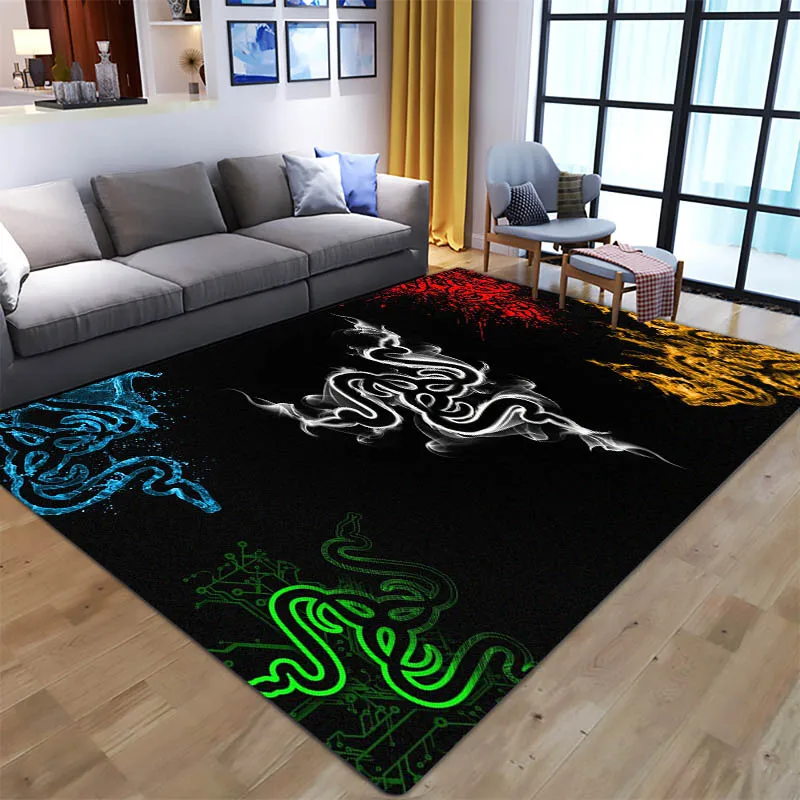 Game-Razer-Logo-Gedrukt-Tapijt-Room-Decor-Deur-Mat-Anime-Tapijt ...